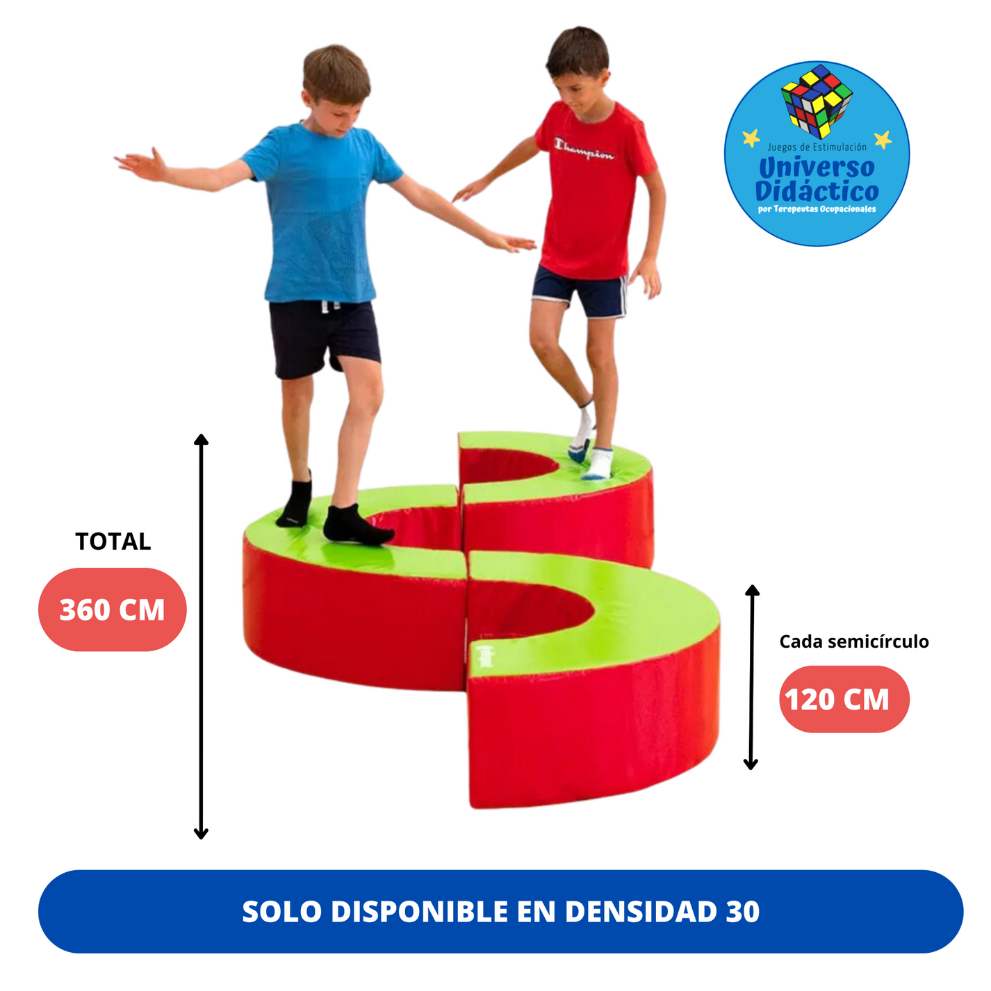 Semicírculos de Equilibrio 3.6 Metros – Universo Didáctico